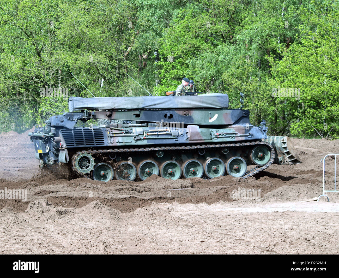 The Army Open Day 2012 in Oirschot, Netherlands, featured the Leopard 1 ...