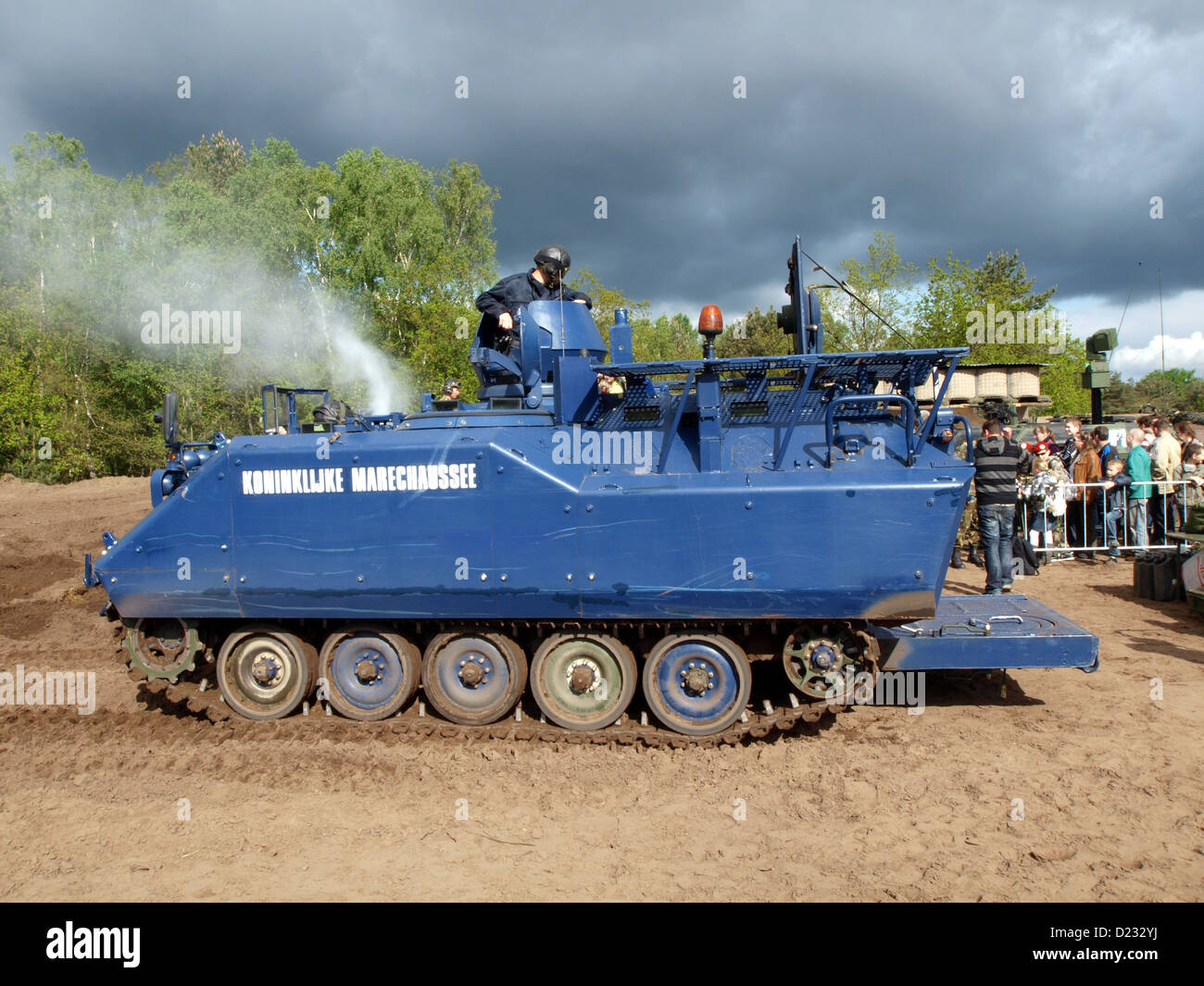 The Army Open Day 2012 in Oirschot, Netherlands, featured the YPR-765 ...