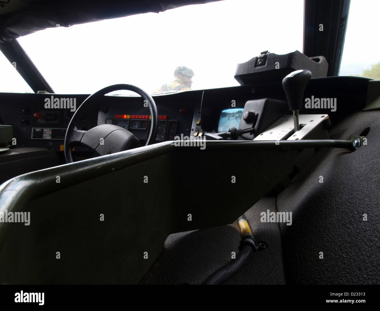 The Fennek Forward Observer, part of the Dutch Army, was displayed ...