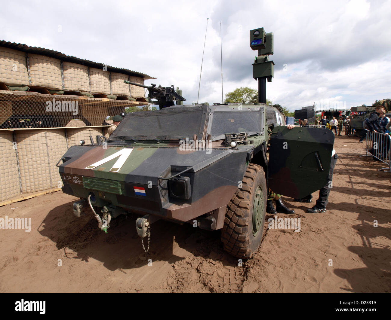 The Fennek Forward Observer (VWWRN) displayed at the Army Open Day 2012 ...