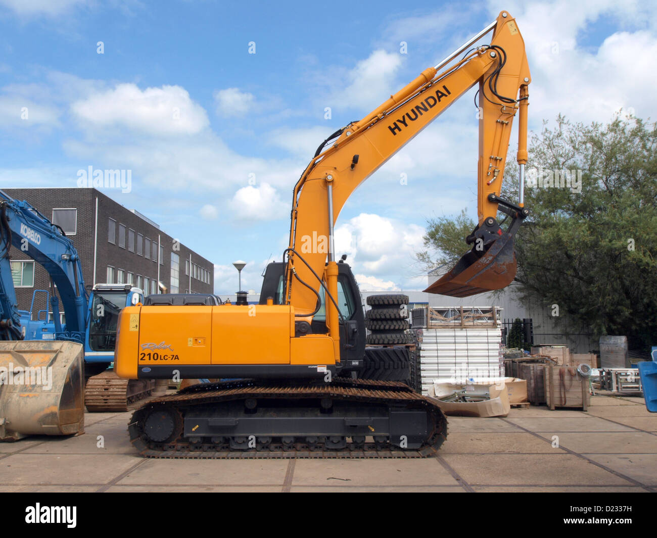 The Hyundai 210LC-7A is a model of excavator, known for its durability ...