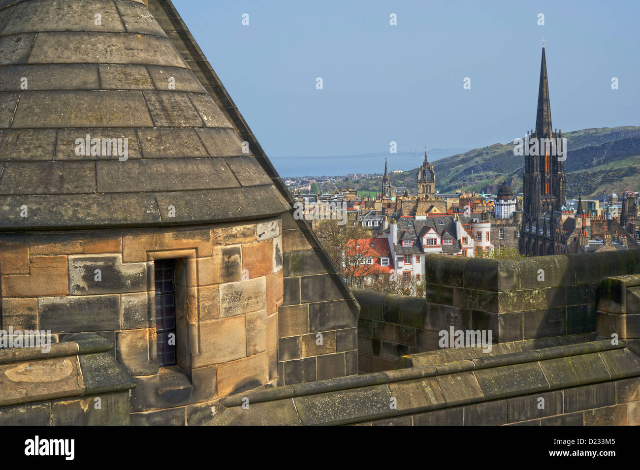 Low angle view castle hi-res stock photography and images - Alamy