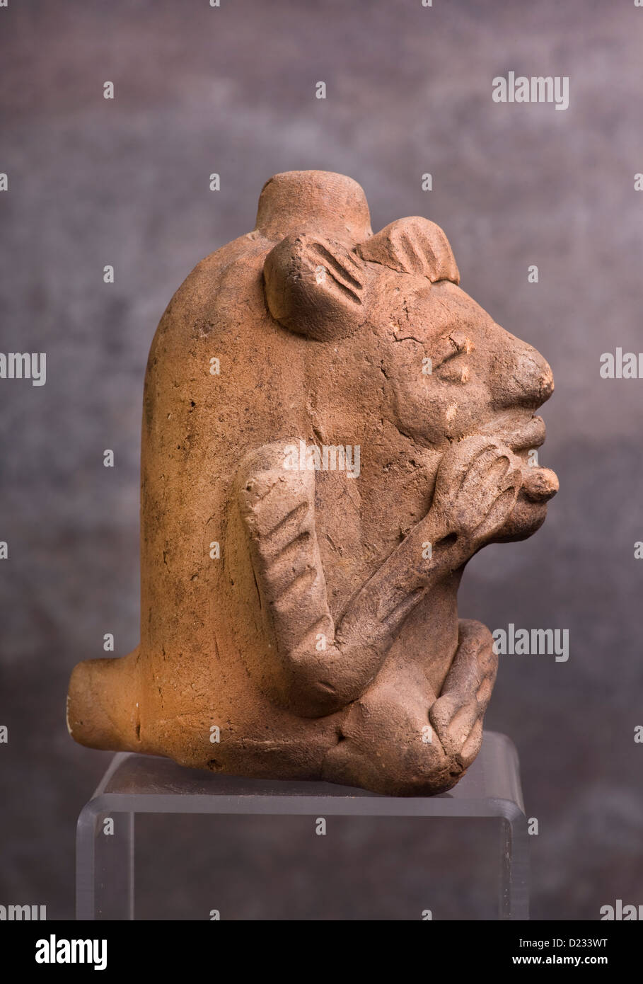 Pre Columbian Mayan Monkey Whistle Made Around 1000 AD Stock Photo - Alamy