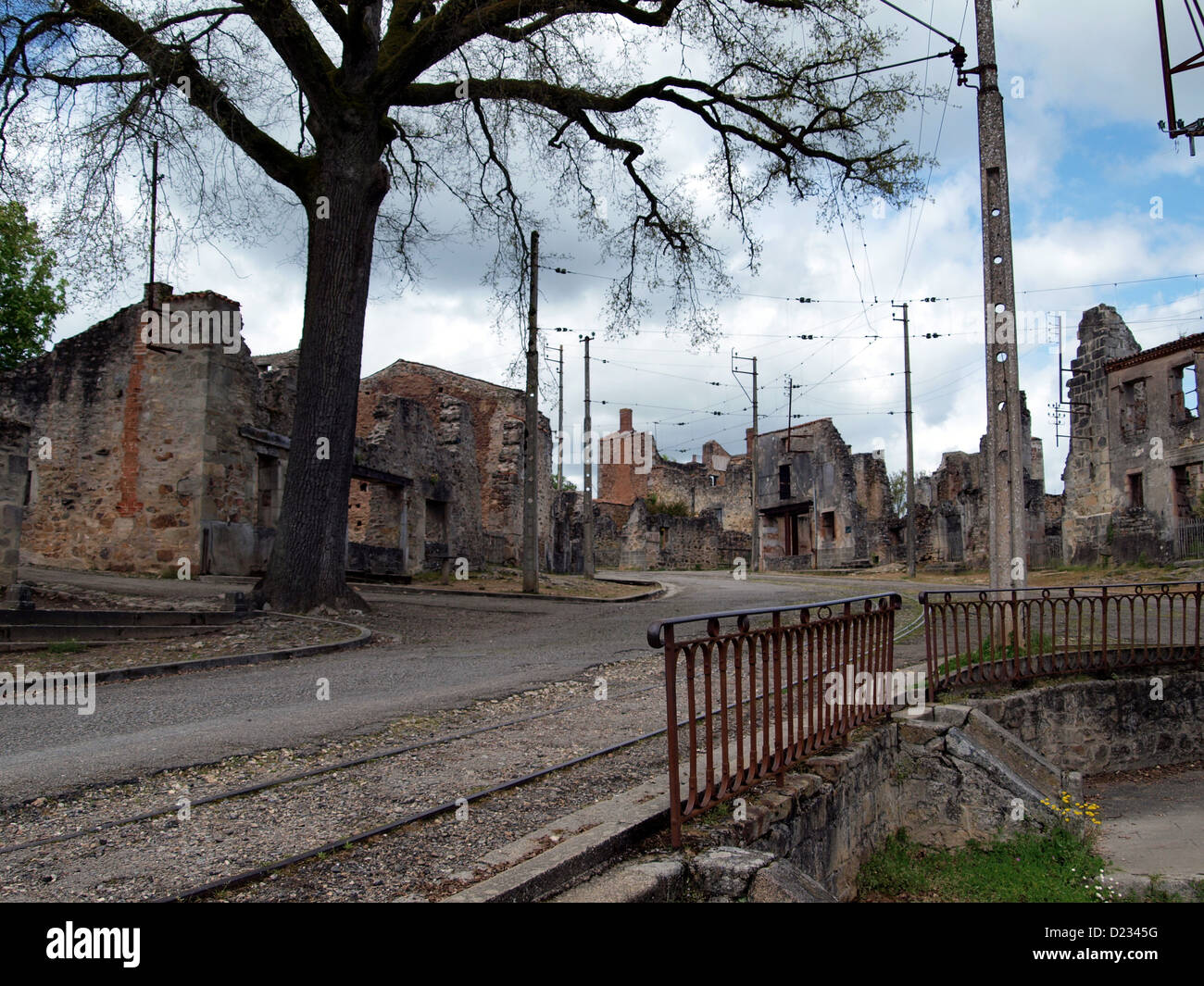 The SS Panzer Division Das Reich destroyed Oradour-sur-Glane, a French ...
