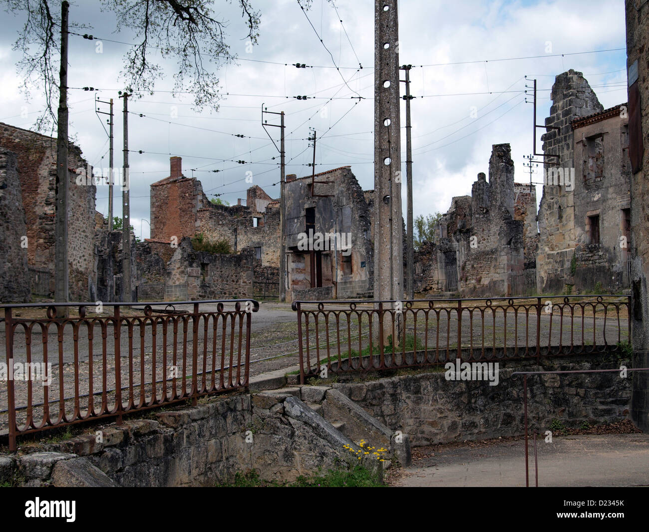 The SS Panzer Division Das Reich destroyed the village of Oradour-sur ...