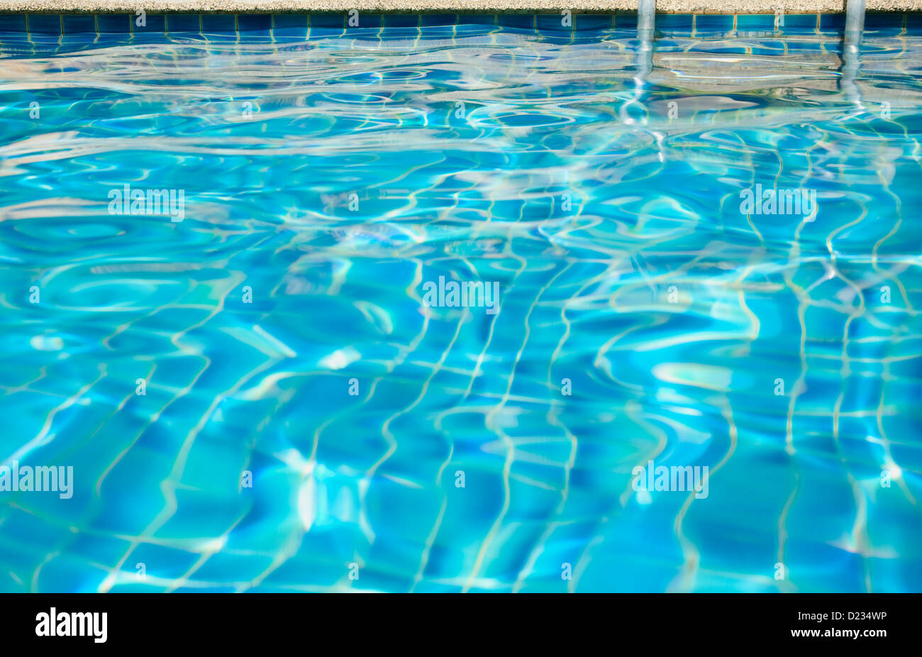 Swimming pool with ripples and steps Stock Photo - Alamy