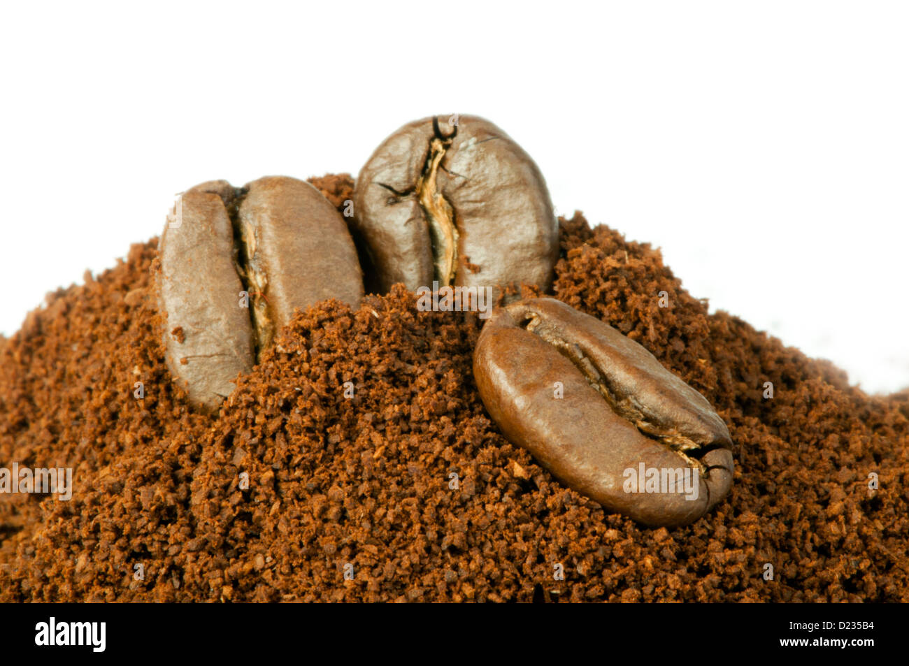 Closeup detail coffee ground hi-res stock photography and images - Alamy