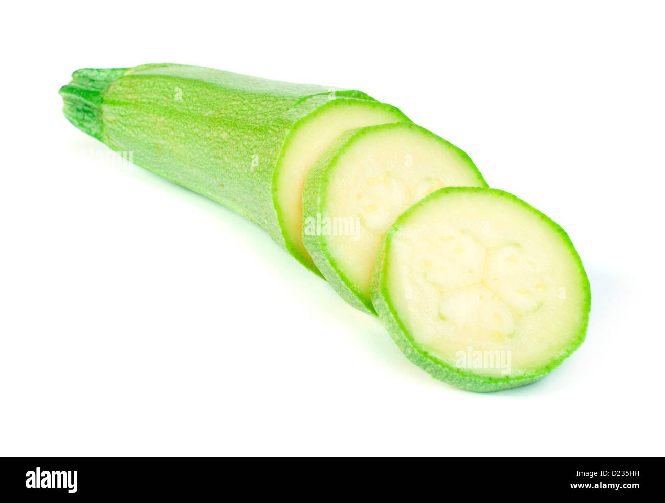 Zucchini white isolated studio shot Stock Photo - Alamy