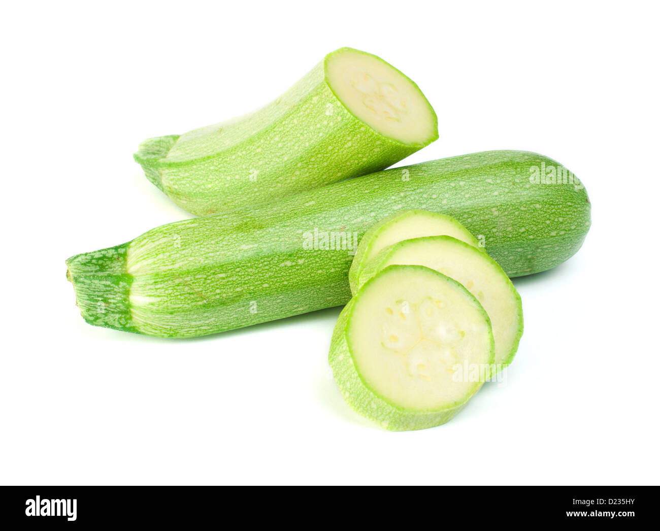 Zucchini white isolated studio shot Stock Photo - Alamy