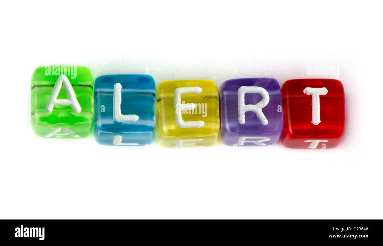 Security alert Cut Out Stock Images & Pictures - Alamy