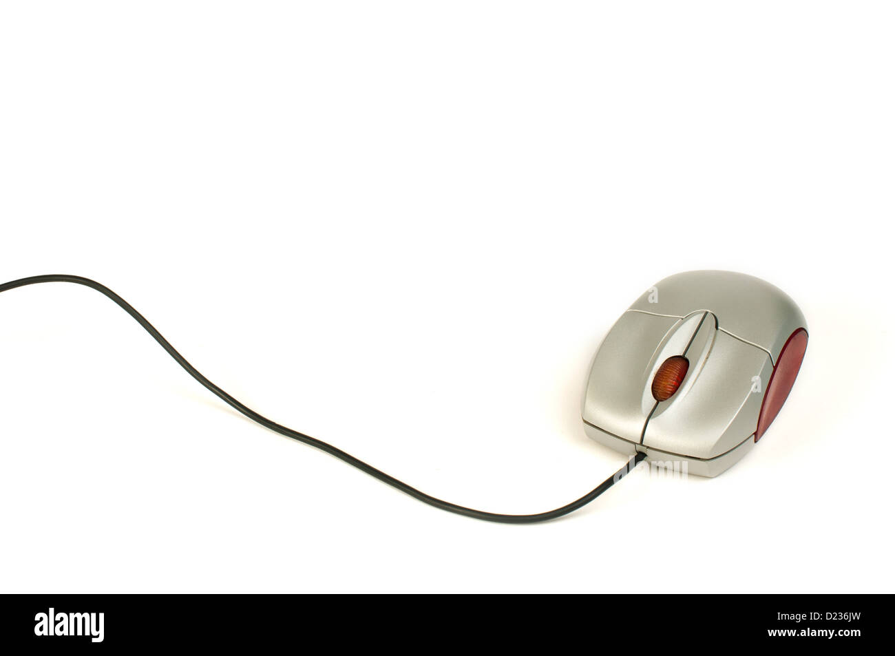 Small computer mouse white isolated Stock Photo - Alamy