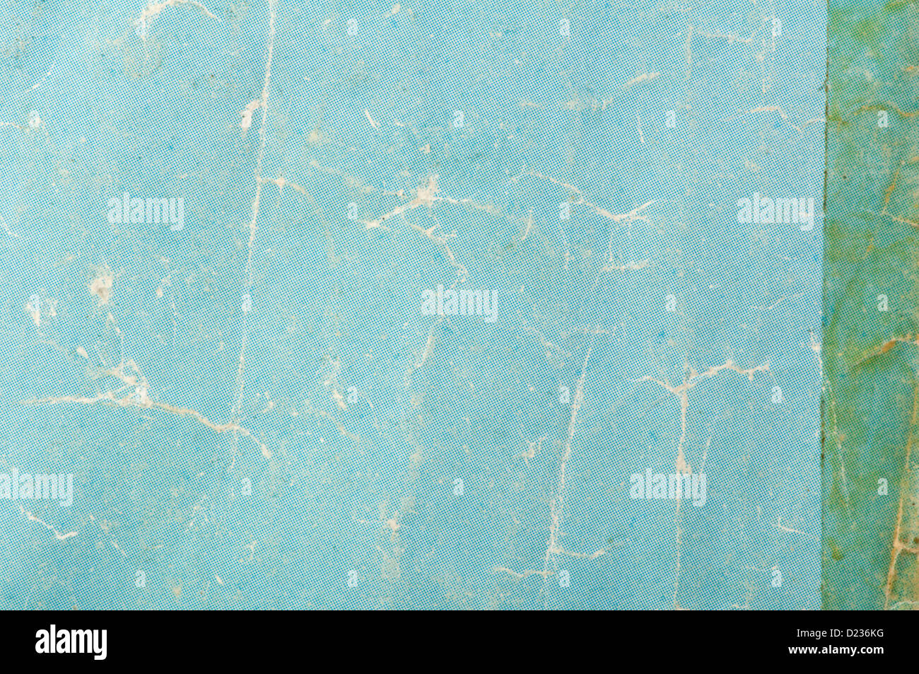 Old paper printed offset. Blue color Stock Photo - Alamy