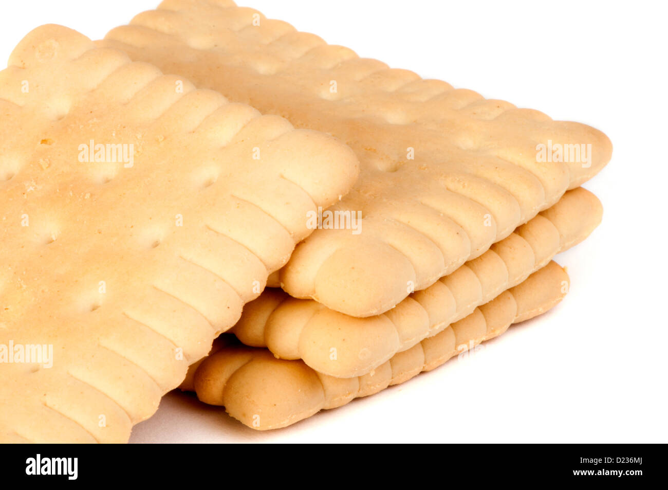 Pile of Biscuits white isolated Stock Photo - Alamy