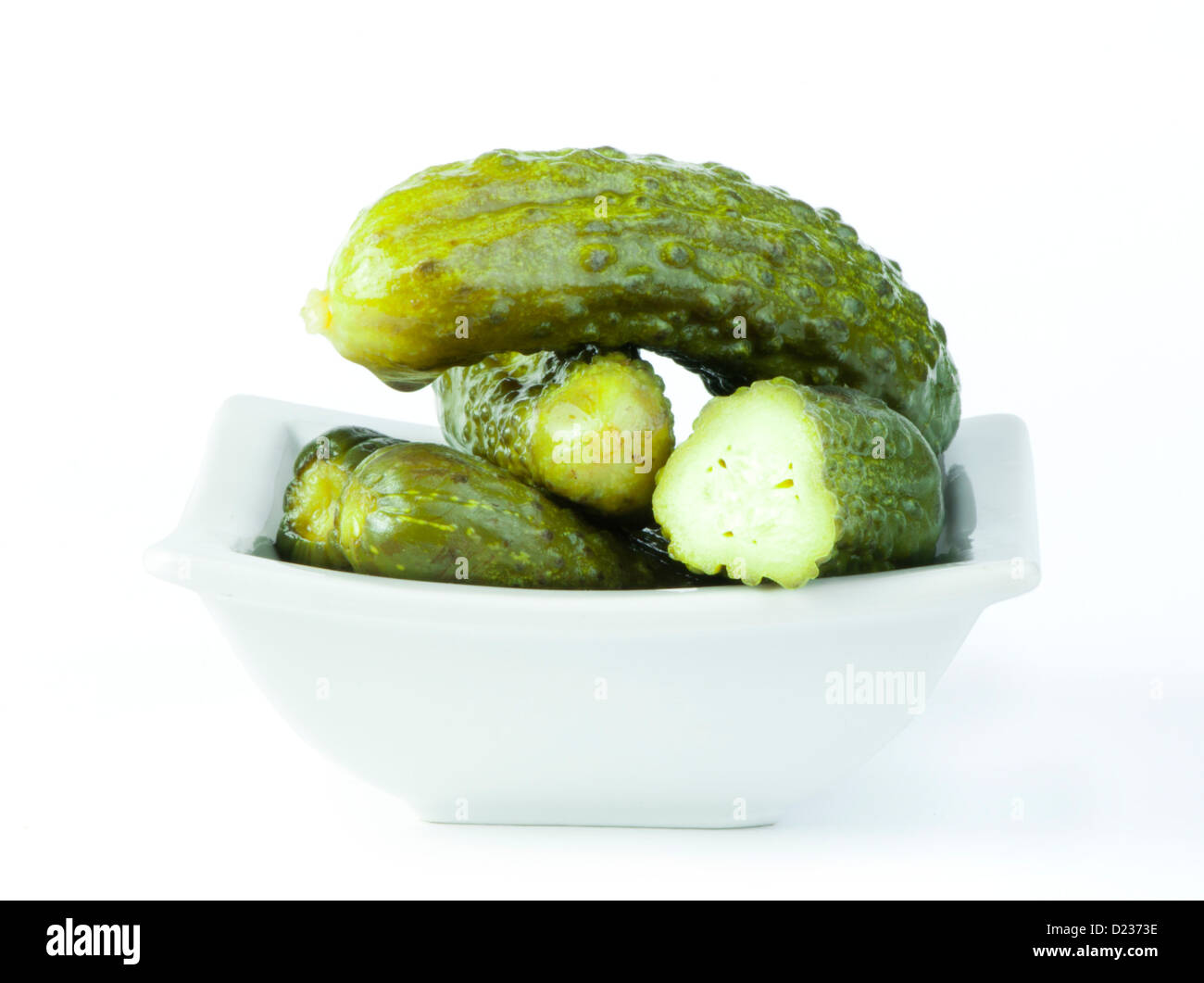 Pickles in a bowl Stock Photo - Alamy