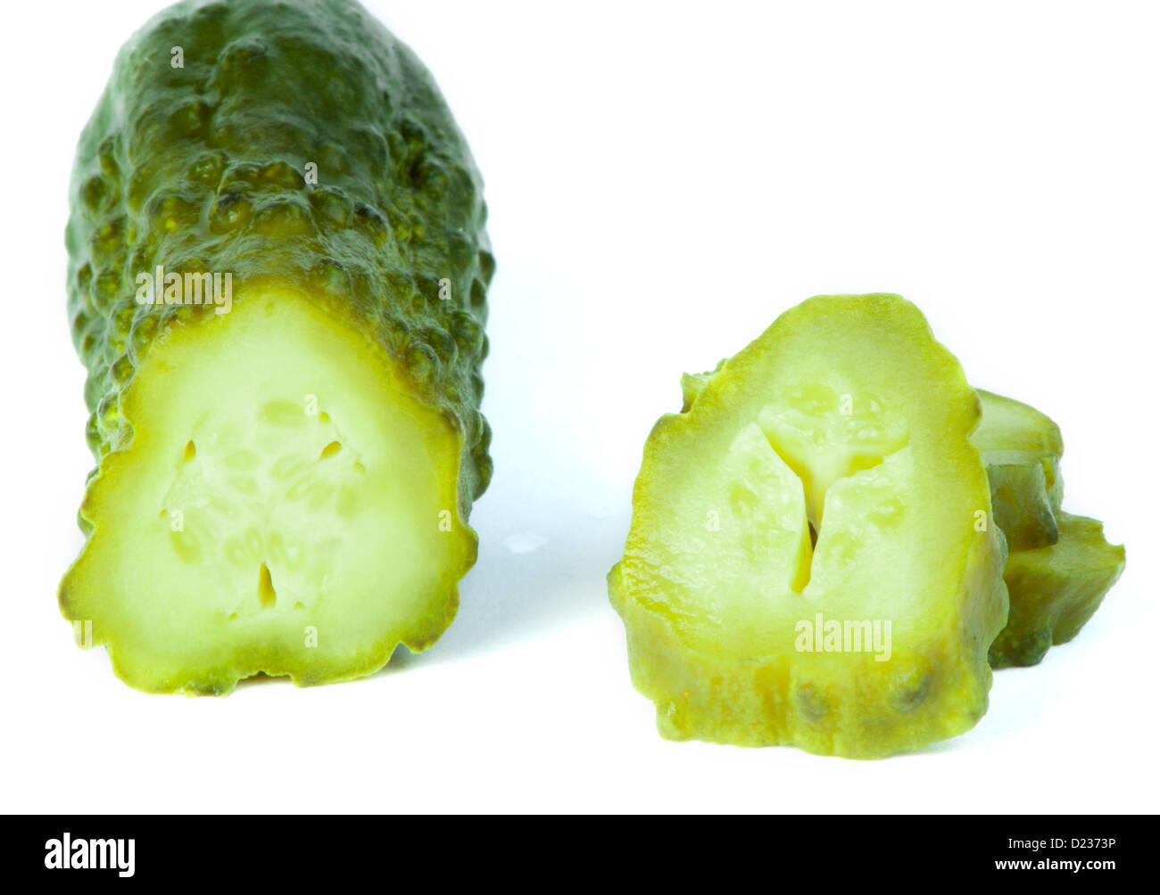 Salted gherkin pickles Cut Out Stock Images & Pictures - Alamy