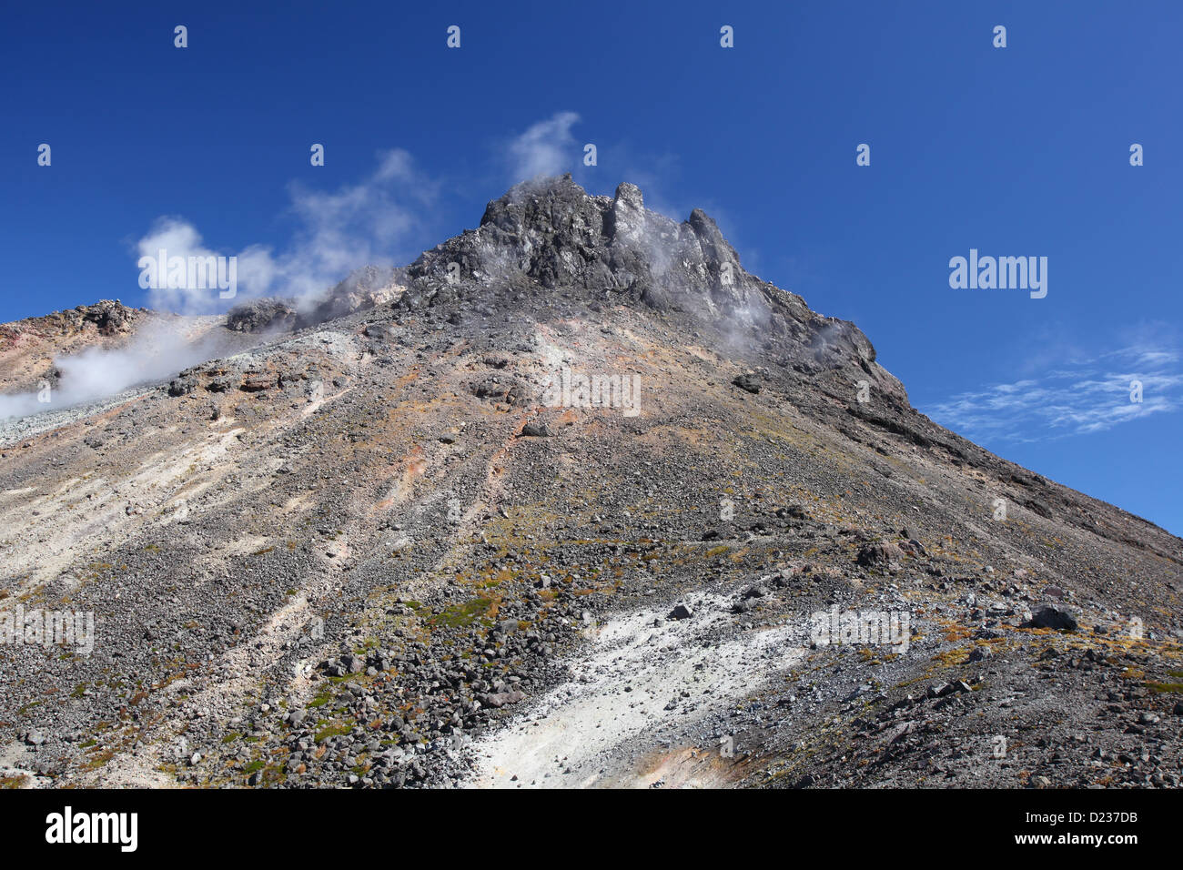 Volcanic smoke of Mt. Nasudake, Tochigi, Japan Stock Photo - Alamy