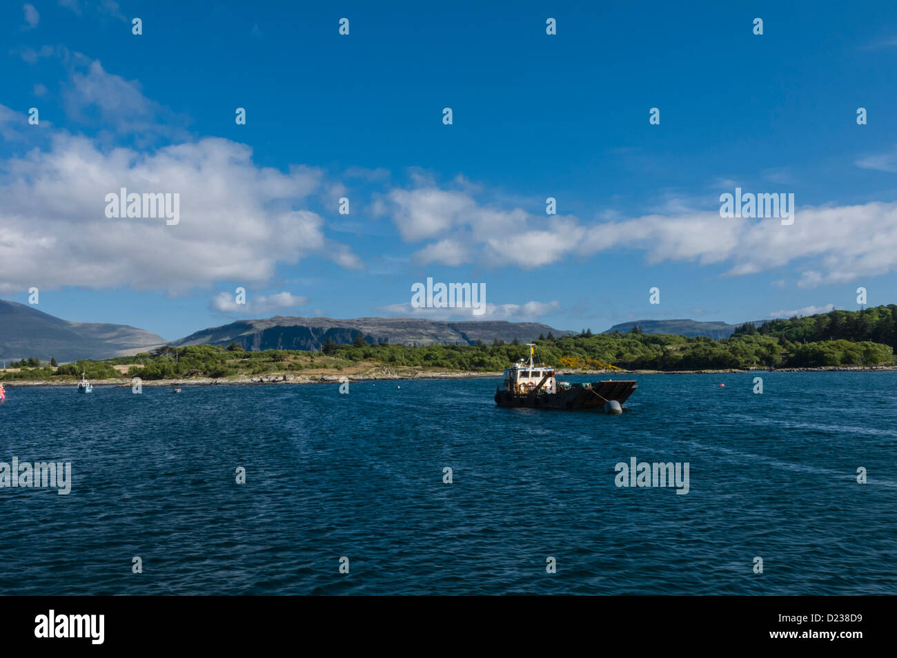 Fishing boat on loch tuath hi-res stock photography and images - Alamy