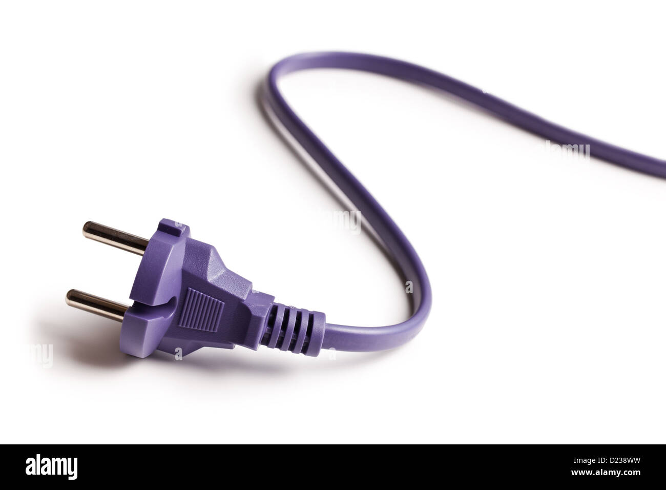 Plug electric plug cable Cut Out Stock Images & Pictures - Alamy