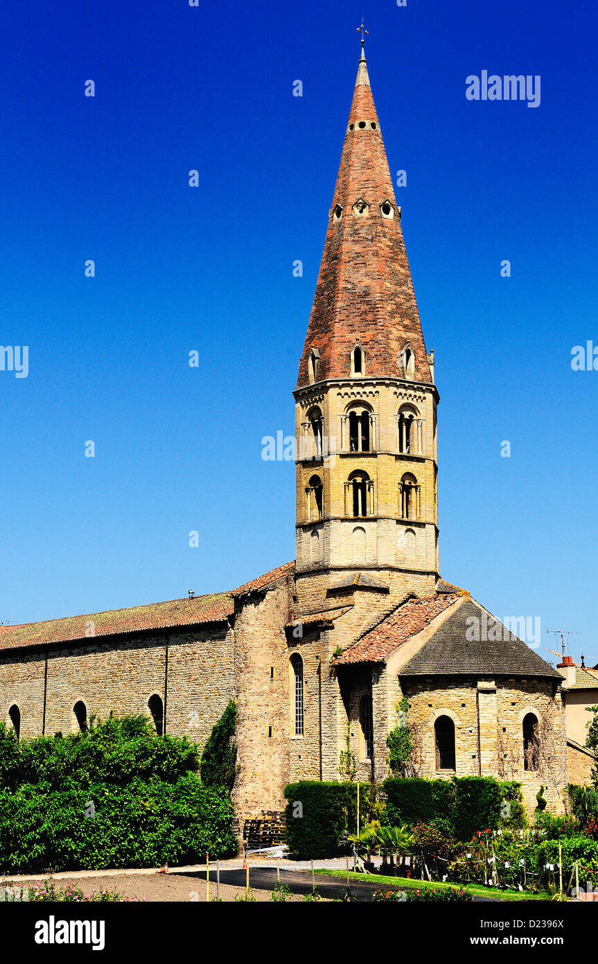 Famous abbey of Cluny, Burgundy, France Stock Photo - Alamy