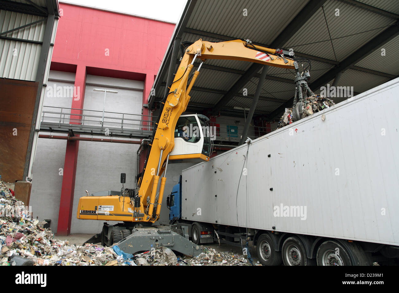 Bremen, Germany, for a supply of garbage incineration plant Stock Photo ...