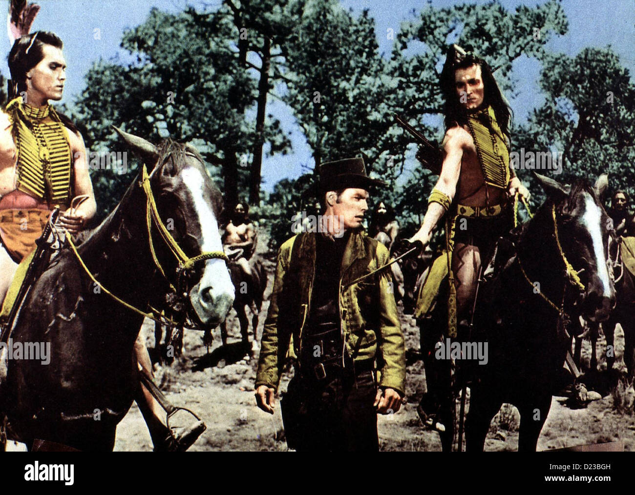 Die Weisse Feder White Feather, Jeffrey Hunter, Robert Wagner, Hugh O ...