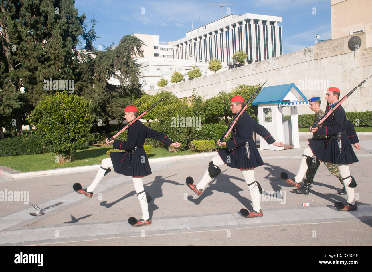 Presidential guards greece hi-res stock photography and images - Alamy