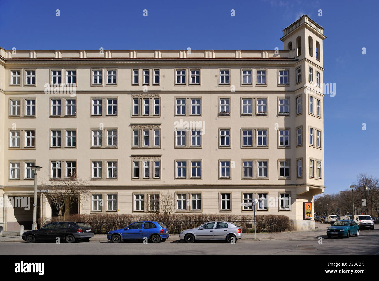 Berlin, Germany, 50s GDR housing in sugar baker style Stock Photo - Alamy