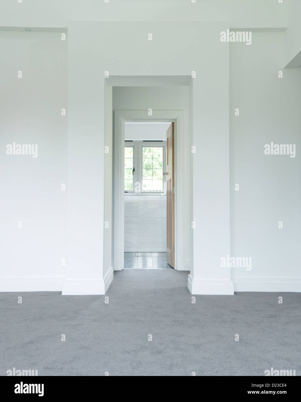 The interior of an empty house, newly decorated Stock Photo - Alamy
