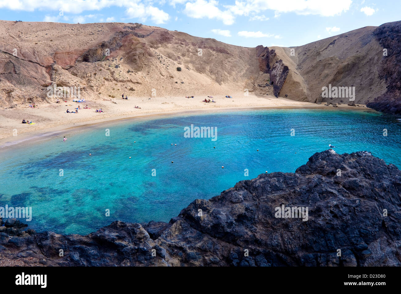 Papagayo Beach, Lanzarote, Canary Islands, Spain Stock Photo - Alamy