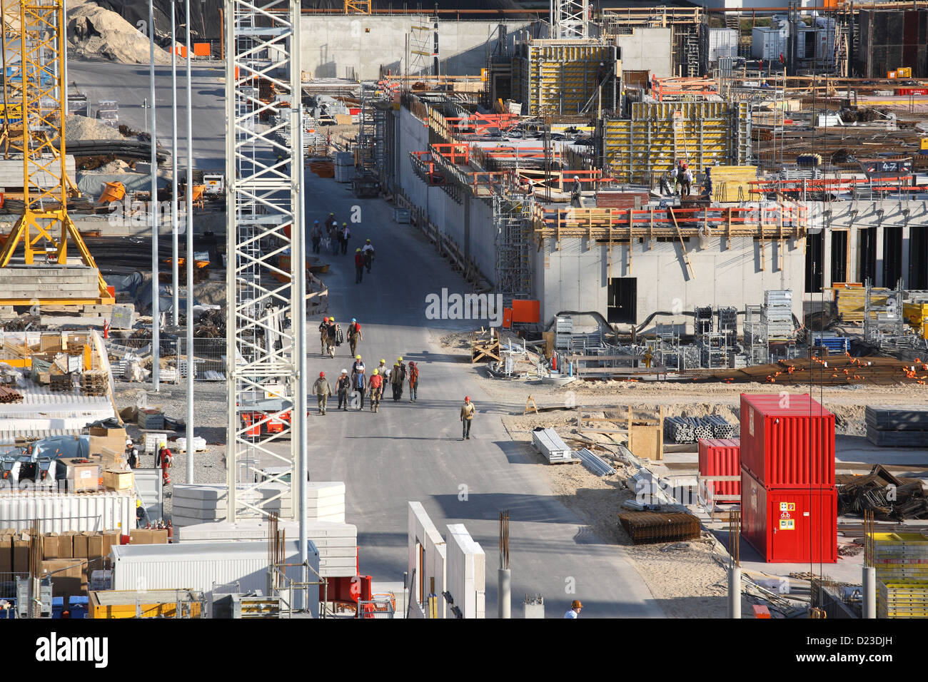 Berlin, Germany, working on a construction site Stock Photo - Alamy