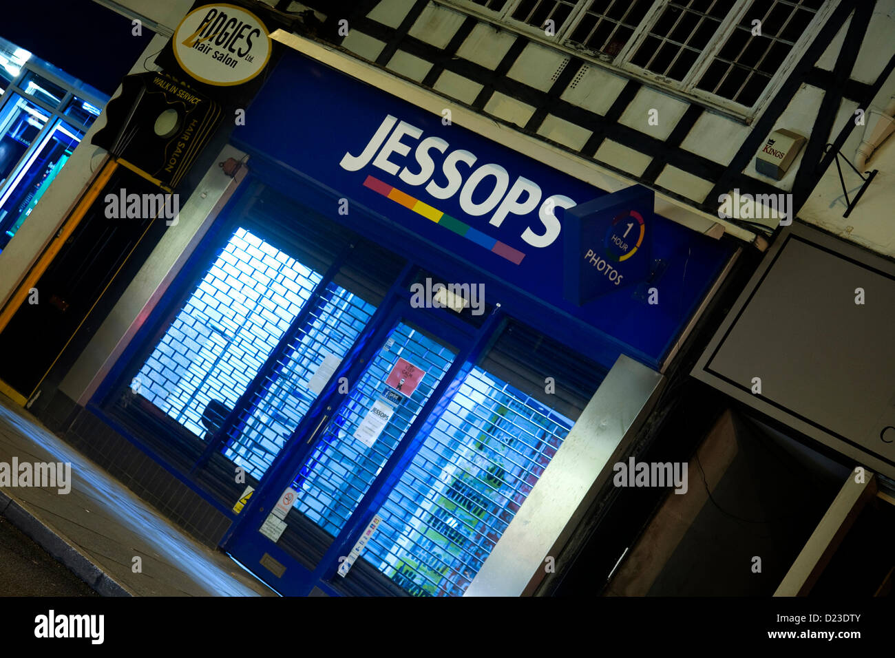 Shrewsbury, UK. 13th Jan, 2013. Empty Jessops shop. Jessops was a ...