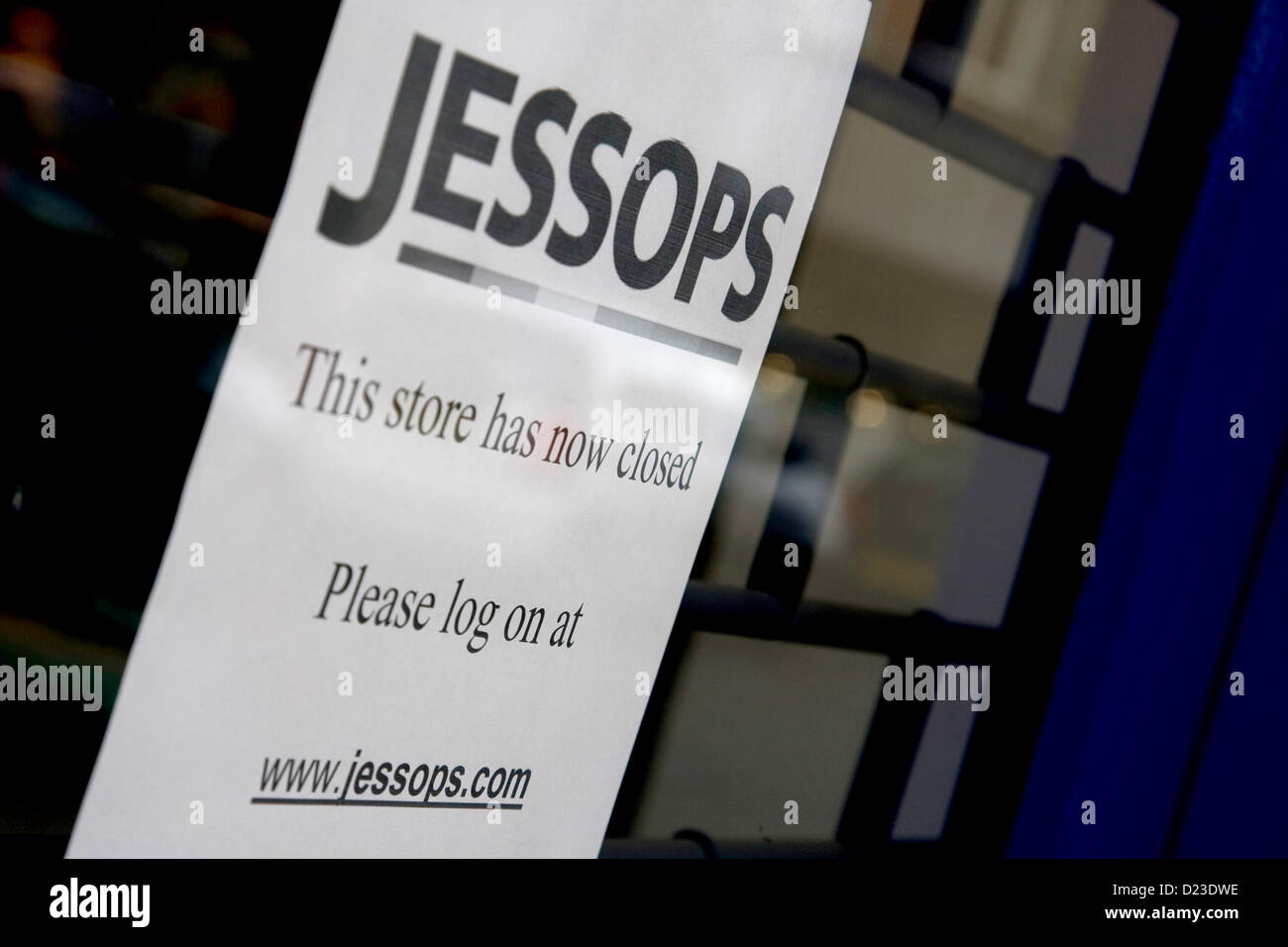 Shrewsbury, UK. 13th Jan, 2013. Jessops was a British photographic ...