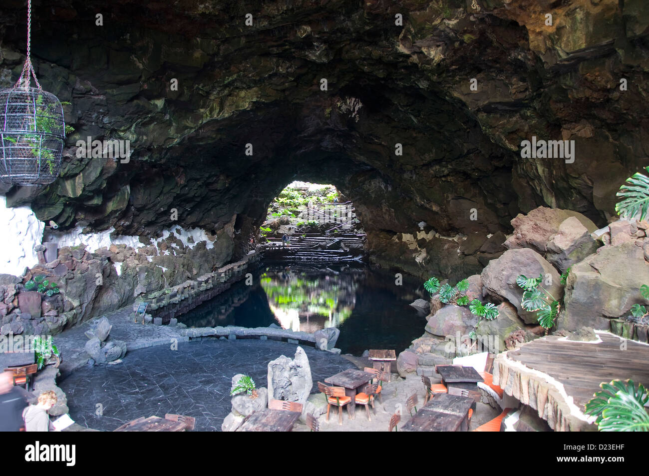 Main cave, Jameos del Agua, Lanzarote, Spain Stock Photo - Alamy