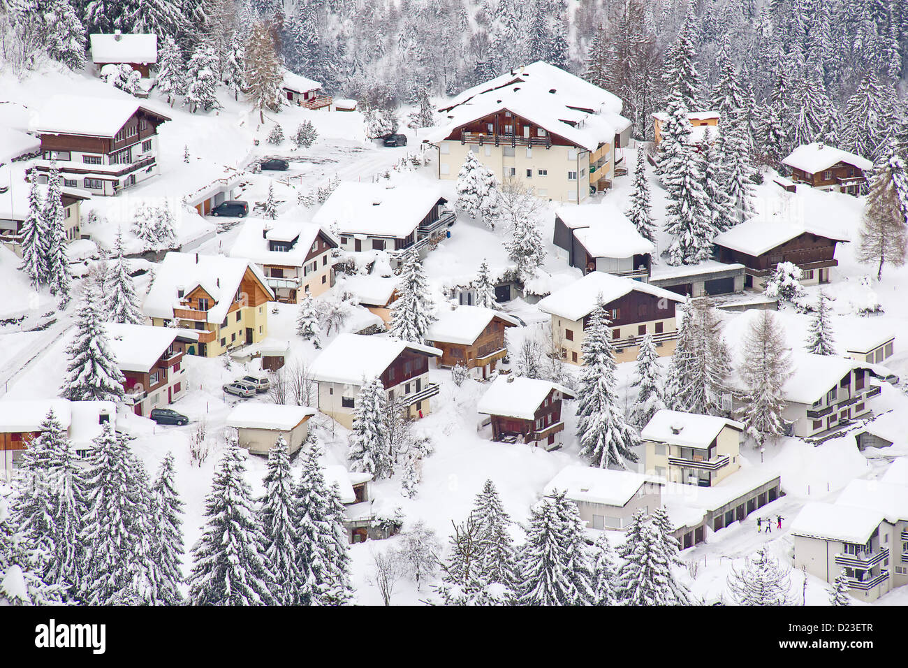 Winter in the swiss alps, Switzerland Stock Photo - Alamy
