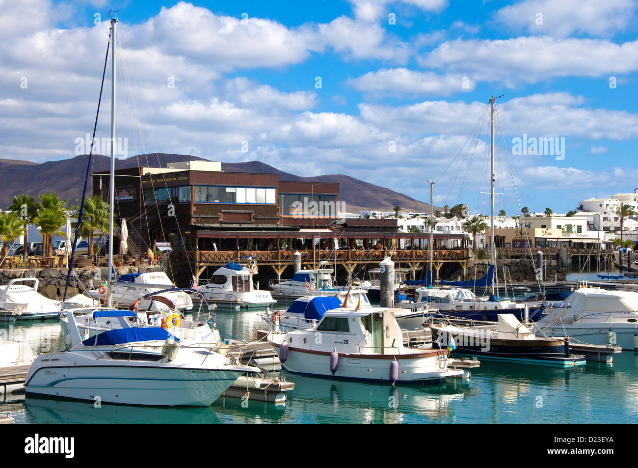 Marina playa blanca lanzarote canary hi-res stock photography and ...