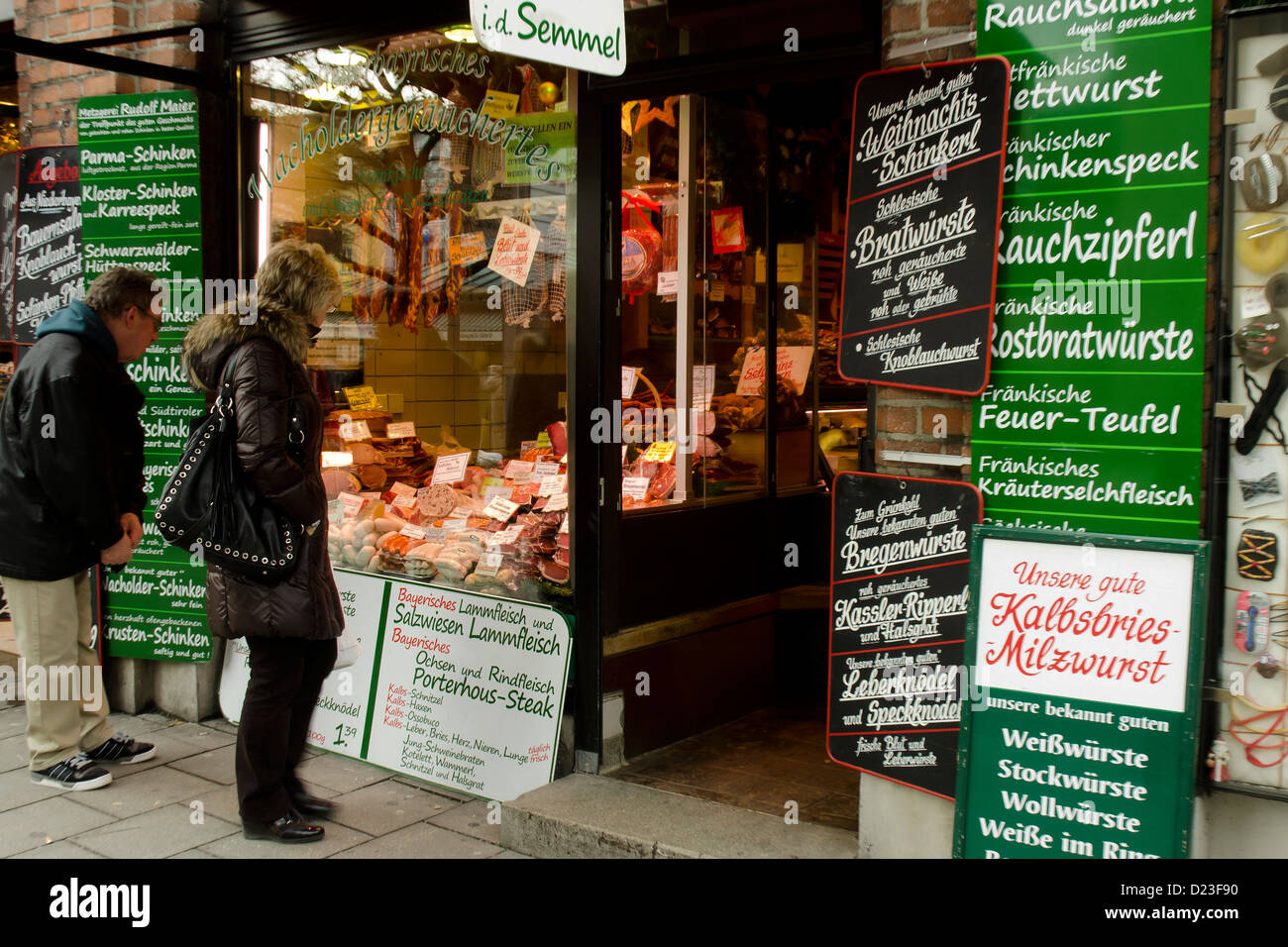 Butcher shop front hi-res stock photography and images - Alamy