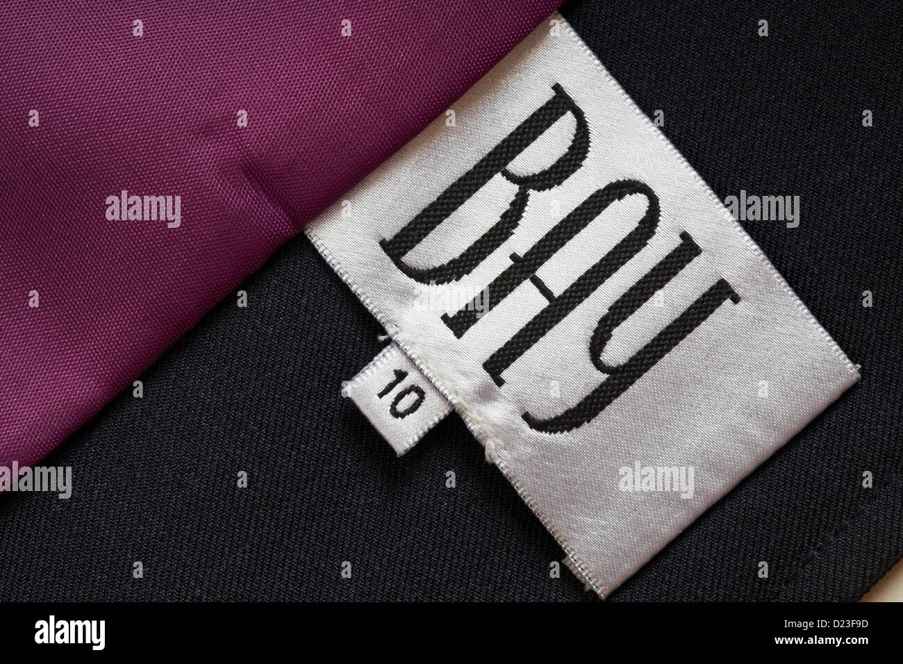 Bay label in jacket hi-res stock photography and images - Alamy