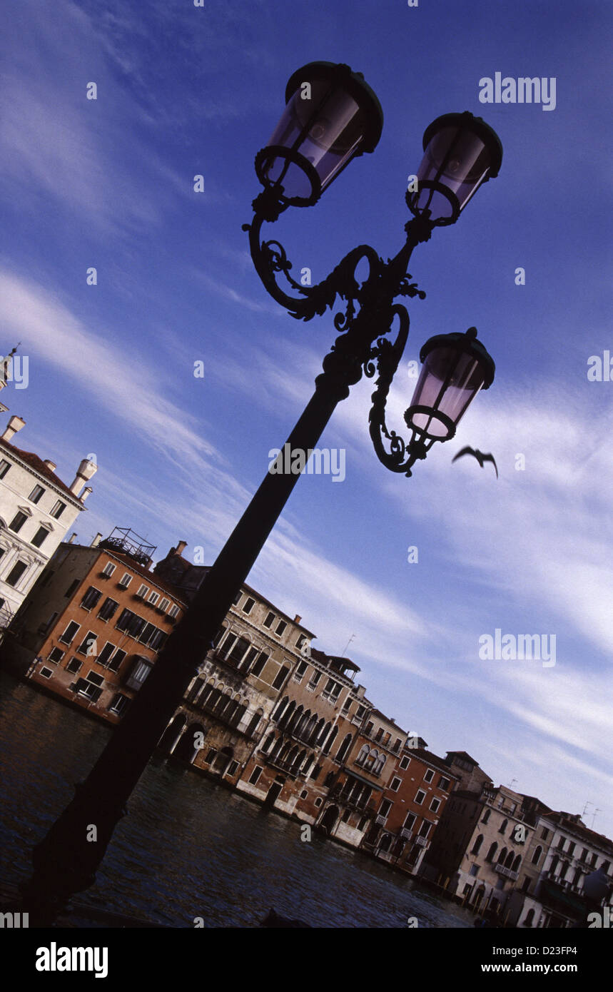 Lantern over water Venice Italy Stock Photo - Alamy