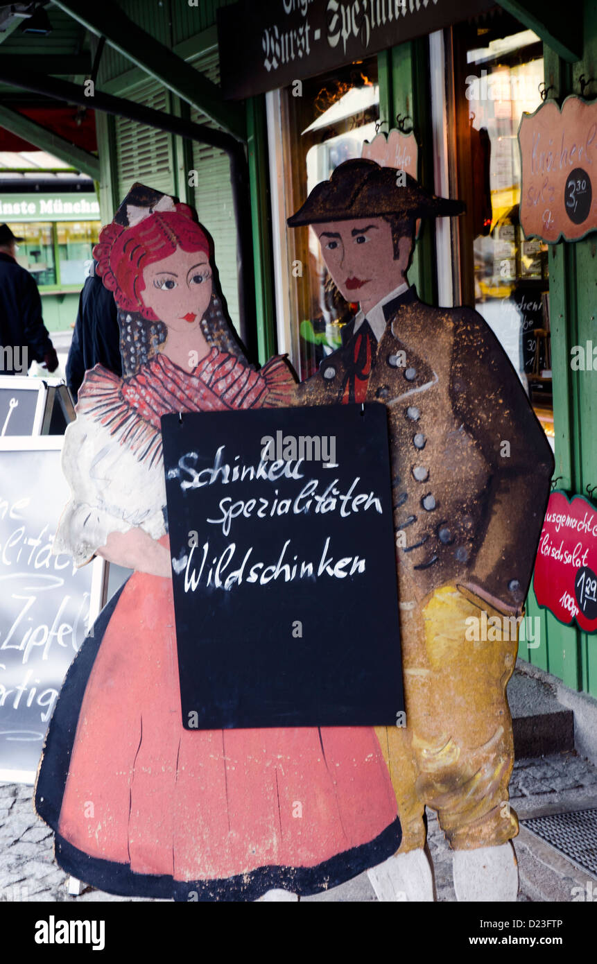 Butcher shop blackboard sign hi-res stock photography and images - Alamy
