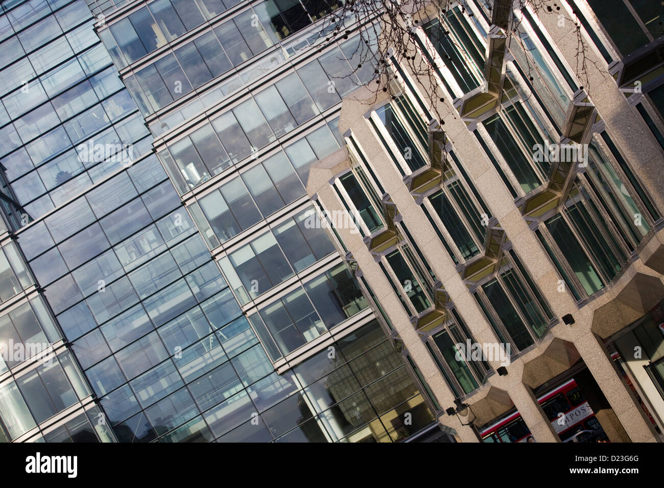 Office block glass windows Abstract London Stock Photo - Alamy