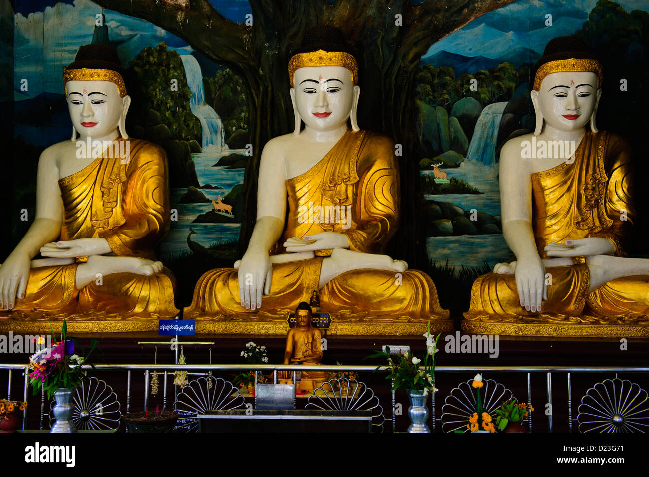 Buddhas,Buddha,Buddhism,Burmese Shwemawdaw Pagoda,Paya,Highest Country ...