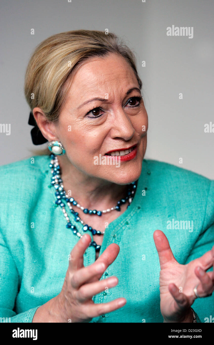 Berlin, Germany, EU Commission Benita Maria Ferrero-Waldner Stock Photo ...