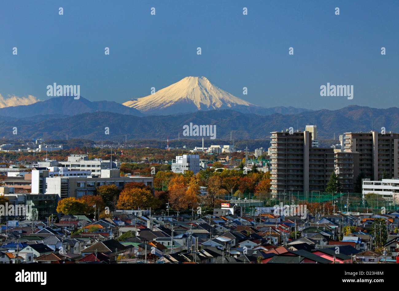 Mount Fuji view from Tokyo Japan Stock Photo - Alamy