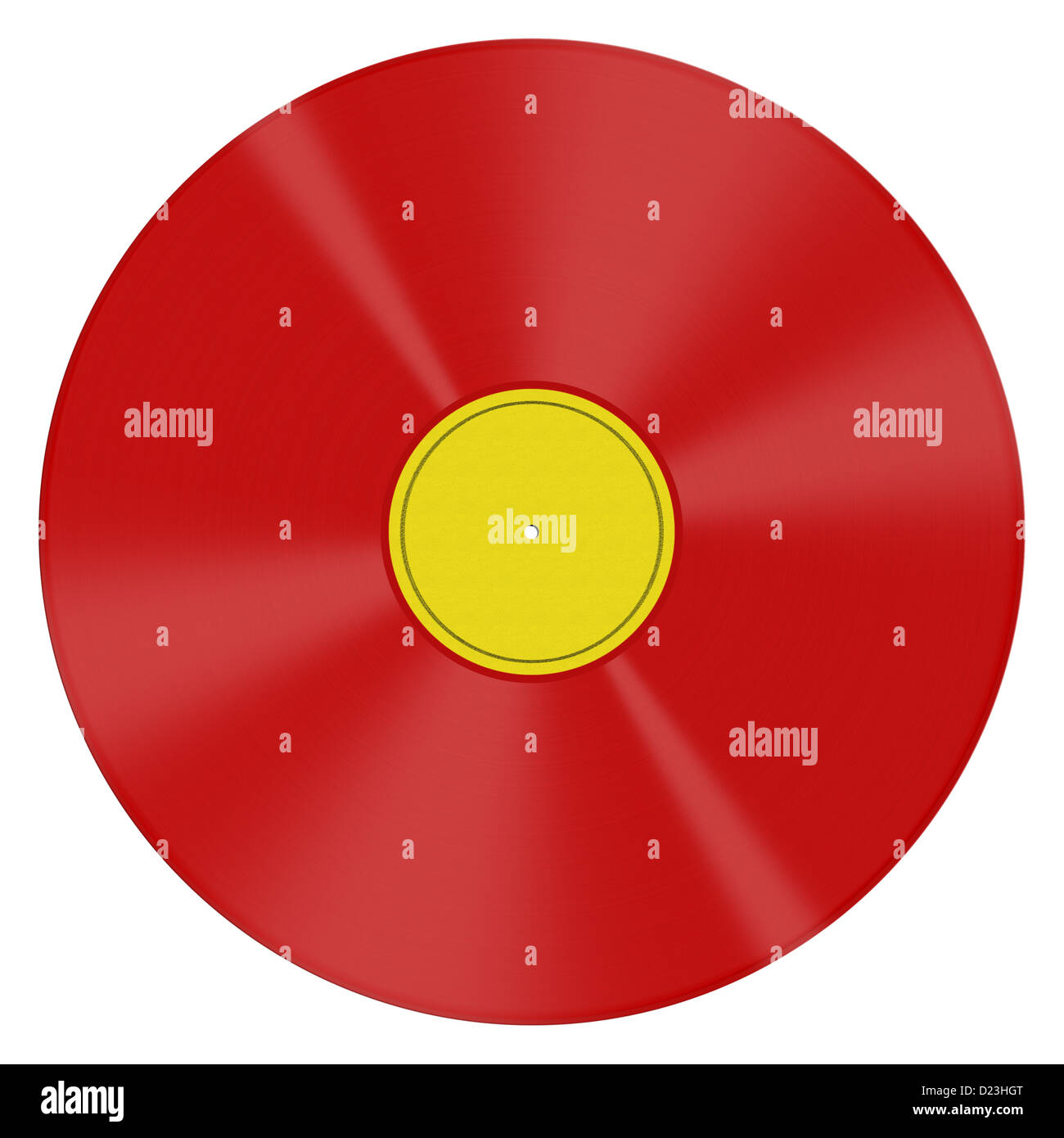 Red vinyl style disc Stock Photo - Alamy