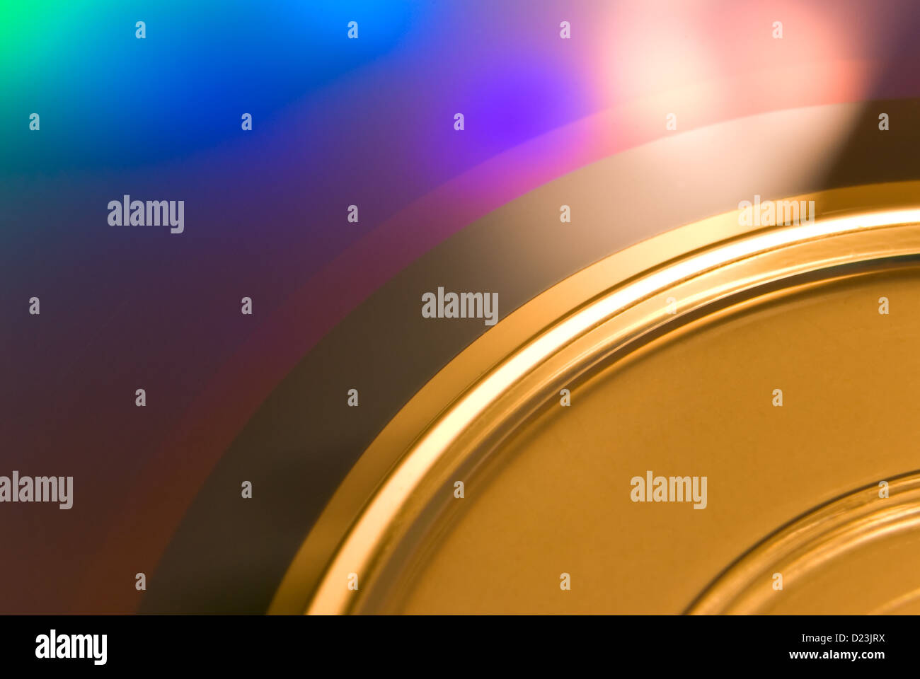 Detail of the surface DVD-disk. Macro Stock Photo - Alamy