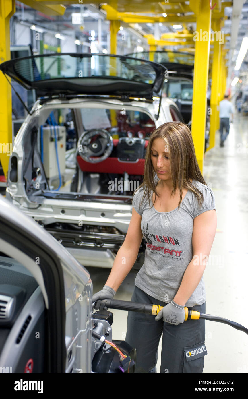 Hambach, France, the Smart-production facility in Lorraine Stock Photo ...