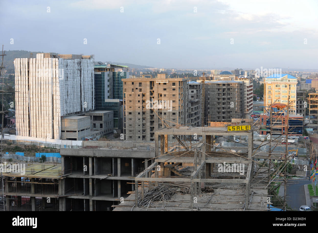 Addis ababa construction hi-res stock photography and images - Alamy