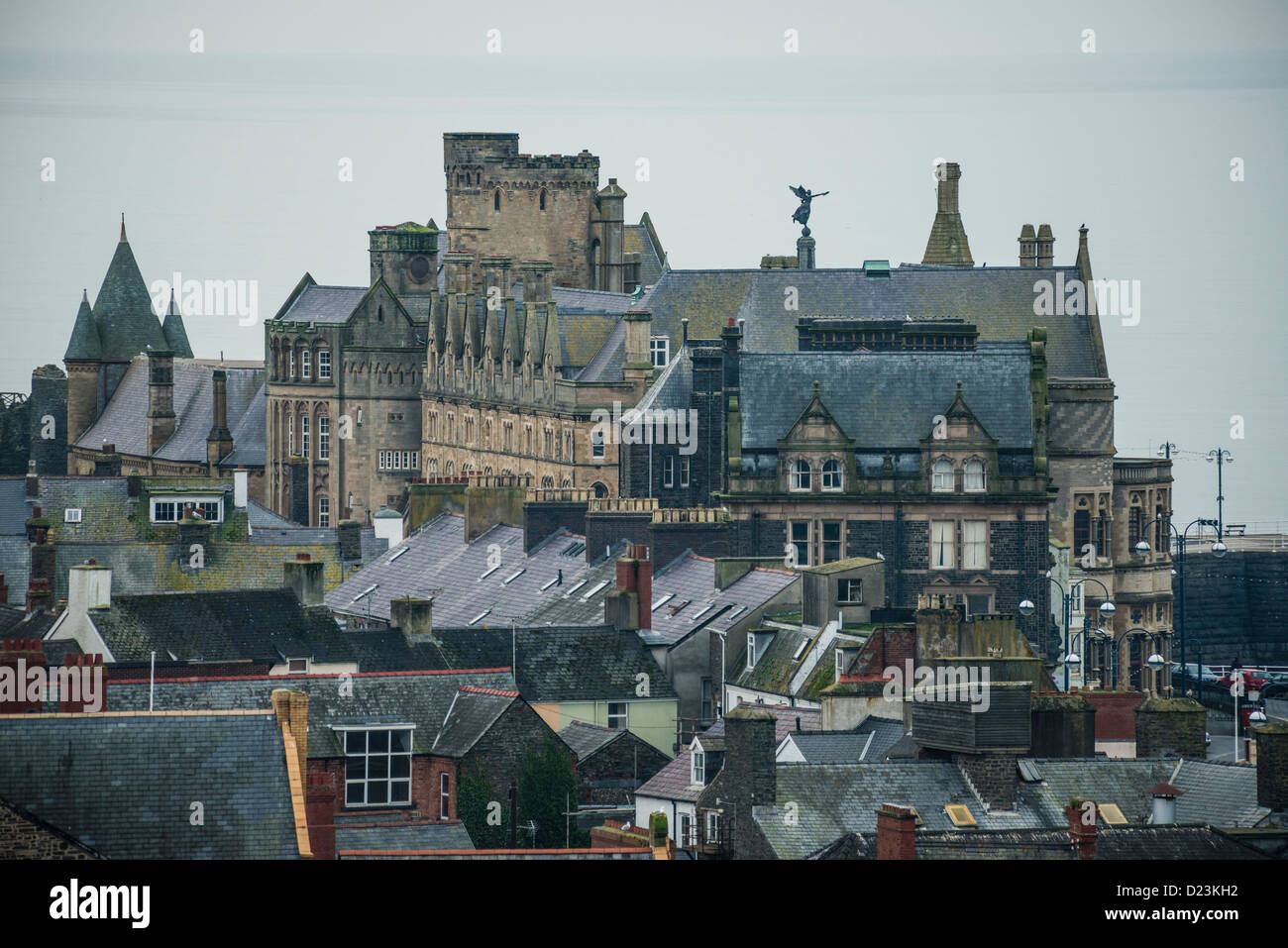 The iconic Gothic architecture of Aberystwyth university's Old College ...