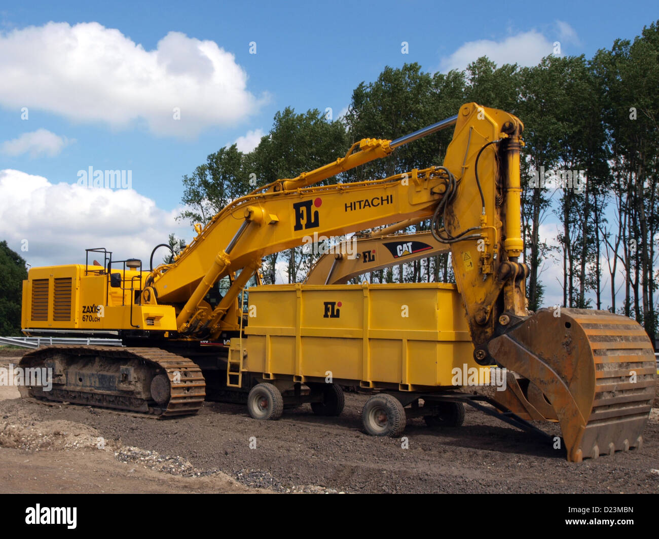 construction plant vehicles trucks Stock Photo - Alamy
