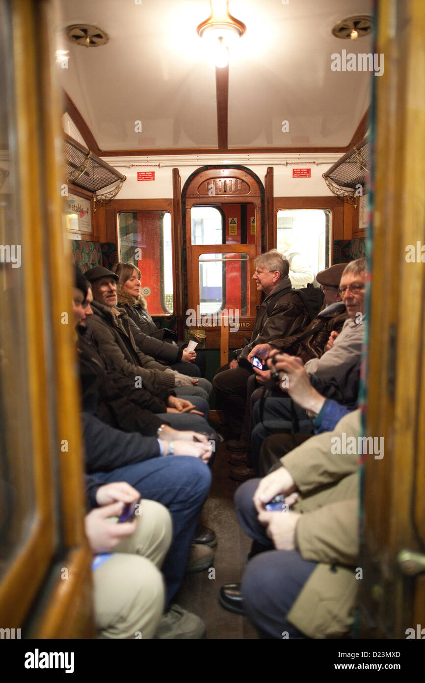 Victorian london underground carriages hi-res stock photography and ...